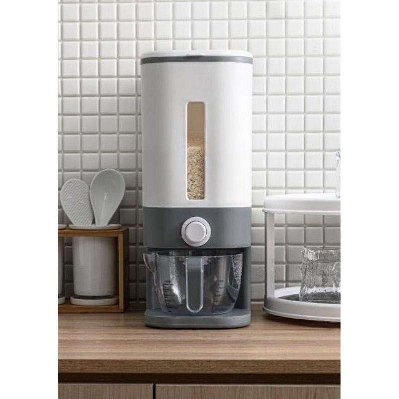 Smart Auto Rice Dispenser 10KG 智能自动计量米桶 Tong Beras / Rice Storage Box ...