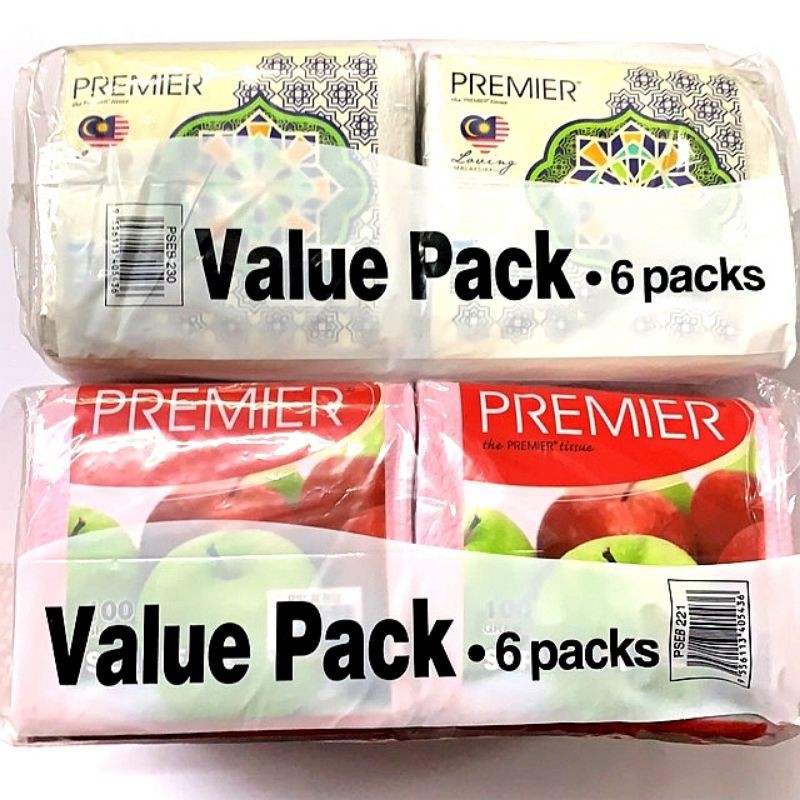 Premier Value Pack Tissue 6x100g | Shopee Malaysia