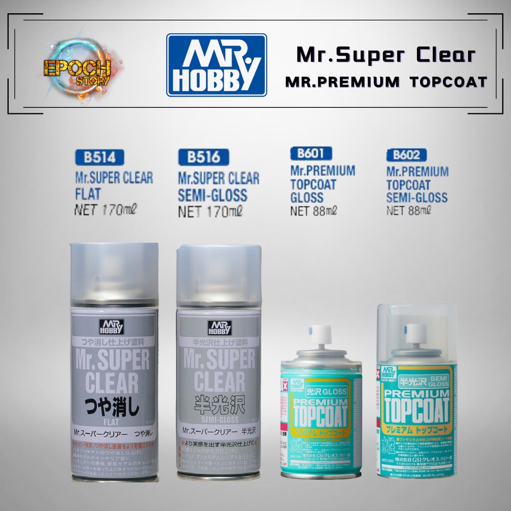 【READY STOCK】MR HOBBY MR.SUPER CLEAR FLAT/SEMI-GLASS MR | Shopee Malaysia