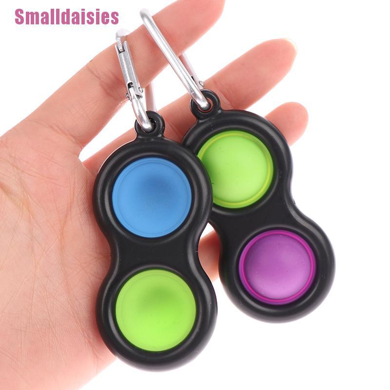 Small daisies@^Black Antistress Fidget Toys Simple Dimple Toy Pressure ...