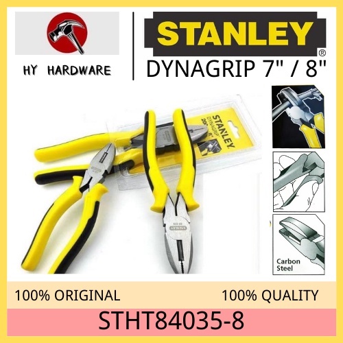 Stanley 7" / 8" STHT84035-8 (84-035) DynaGrip Linesman Pliers ...