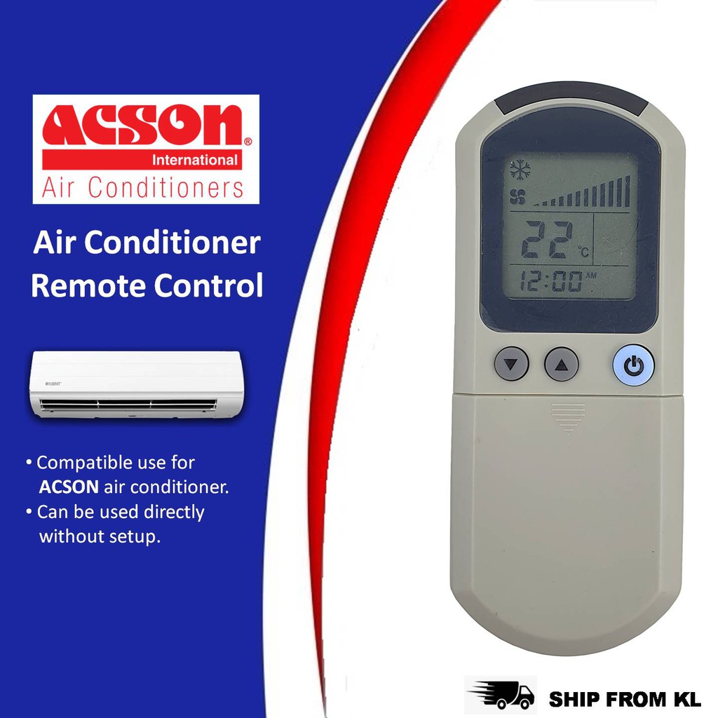 [ ACSON ] Replacement for Acson Aircond Remote Control (ACS-01 ...