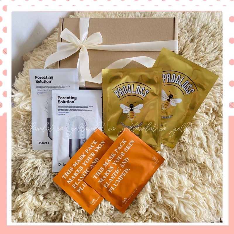 Dr Jart VT Cosmetics Aroh Mask Surprise Gift Box [Brightening Set] 6Pcs ...