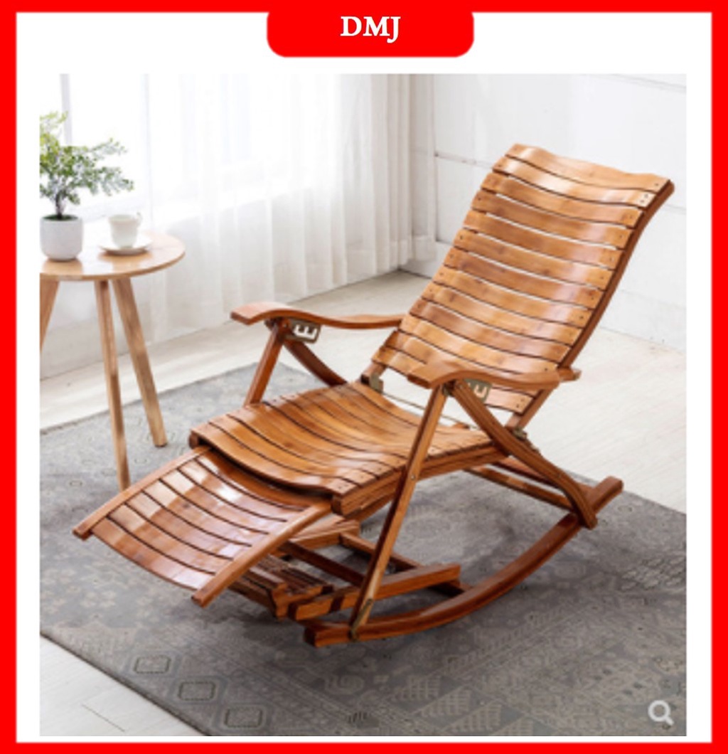 Kerusi Malas Lipat Buluh Kerusi Malas Moden Lazy Chair Relax Bamboo ...
