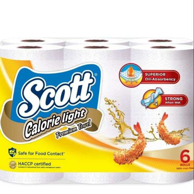Scott Calorie Light Kitchen Towel (6 x 60's) | Shopee Malaysia