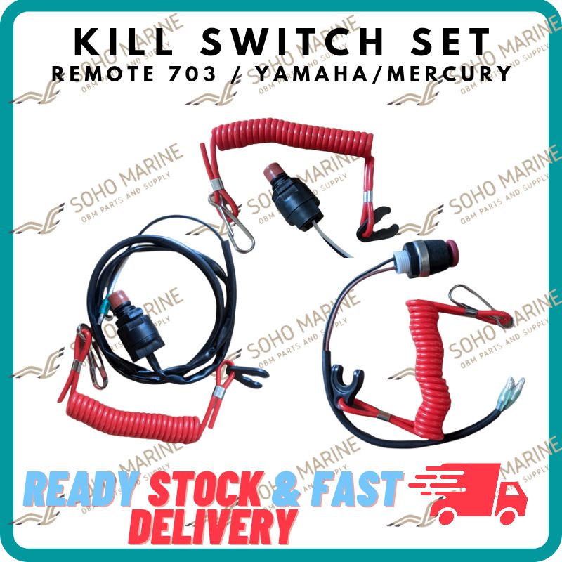 KILL SWITCH + LANDYARD SET ( YAMAHA / MERCURY) | Shopee Malaysia