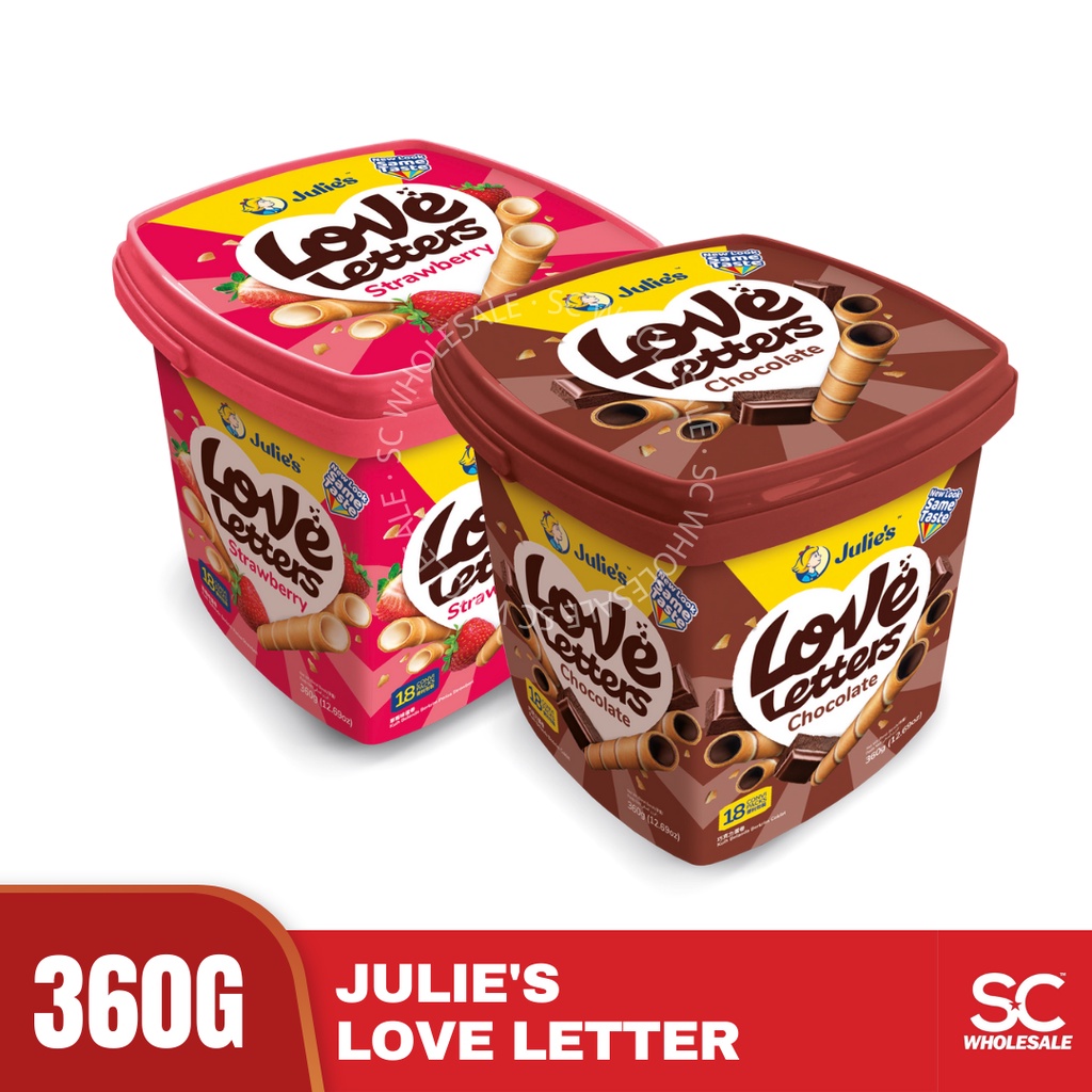 Julie's Love Letters Chocolate / Strawberry 360g | Shopee Malaysia