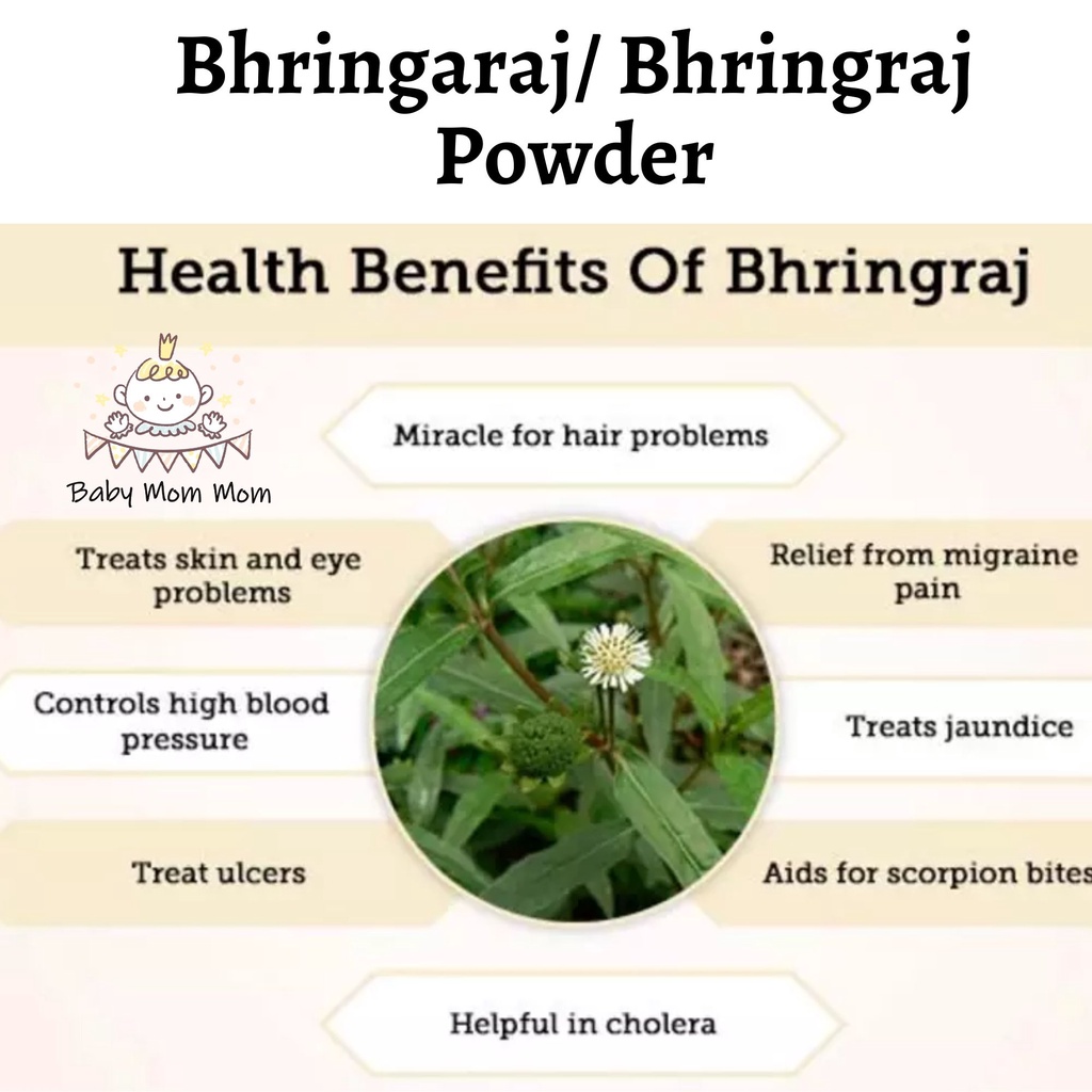 Organic Bringraj Powder | Bhringraj / Bhringaraja / Karisalankanni ...