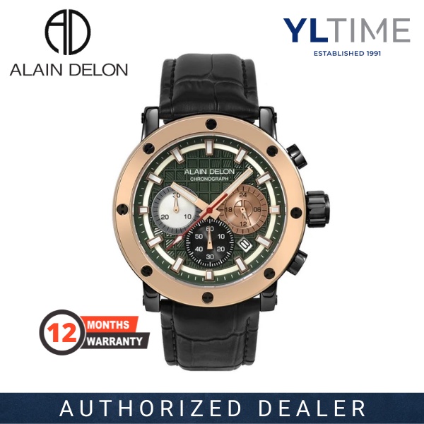Alain Delon Gent AD461-1092C Chronograph Watch (100% Original & New ...