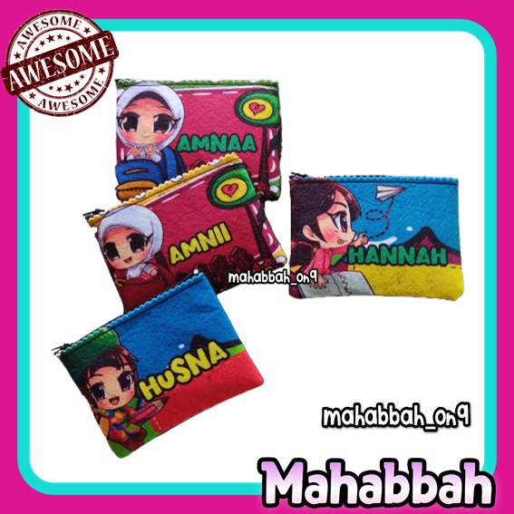 Coin Purse | Mini Purse | Beg Duit Syiling | Printed Felt | Gift ...