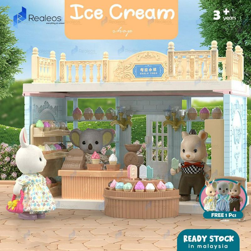 (Ice Cream) Koala Town Diaries Kids Girl Doll Dollhouse Playset Role ...