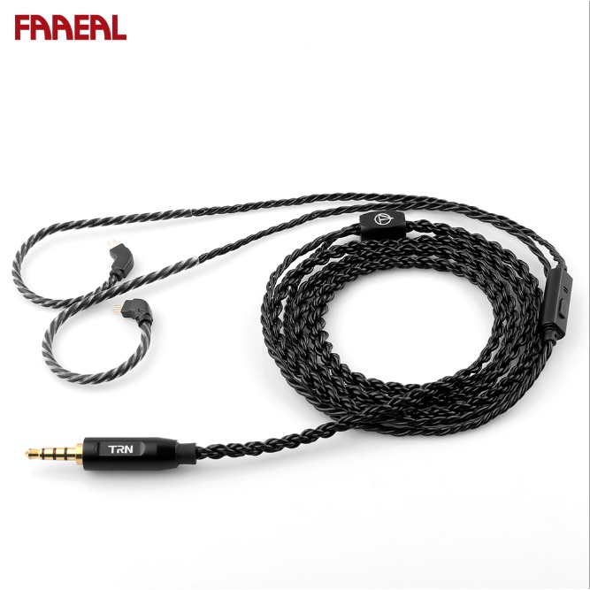 FAAEAL TRN A3 6 Core Earphones Cable 3.5mm High Purity Copper Cable With MMCX/2Pin 0.75mm 0.78mm ...