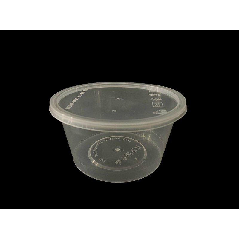 (Transparent Round Dabao Container) Round Container Box 11.5cm x 11.5cm ...