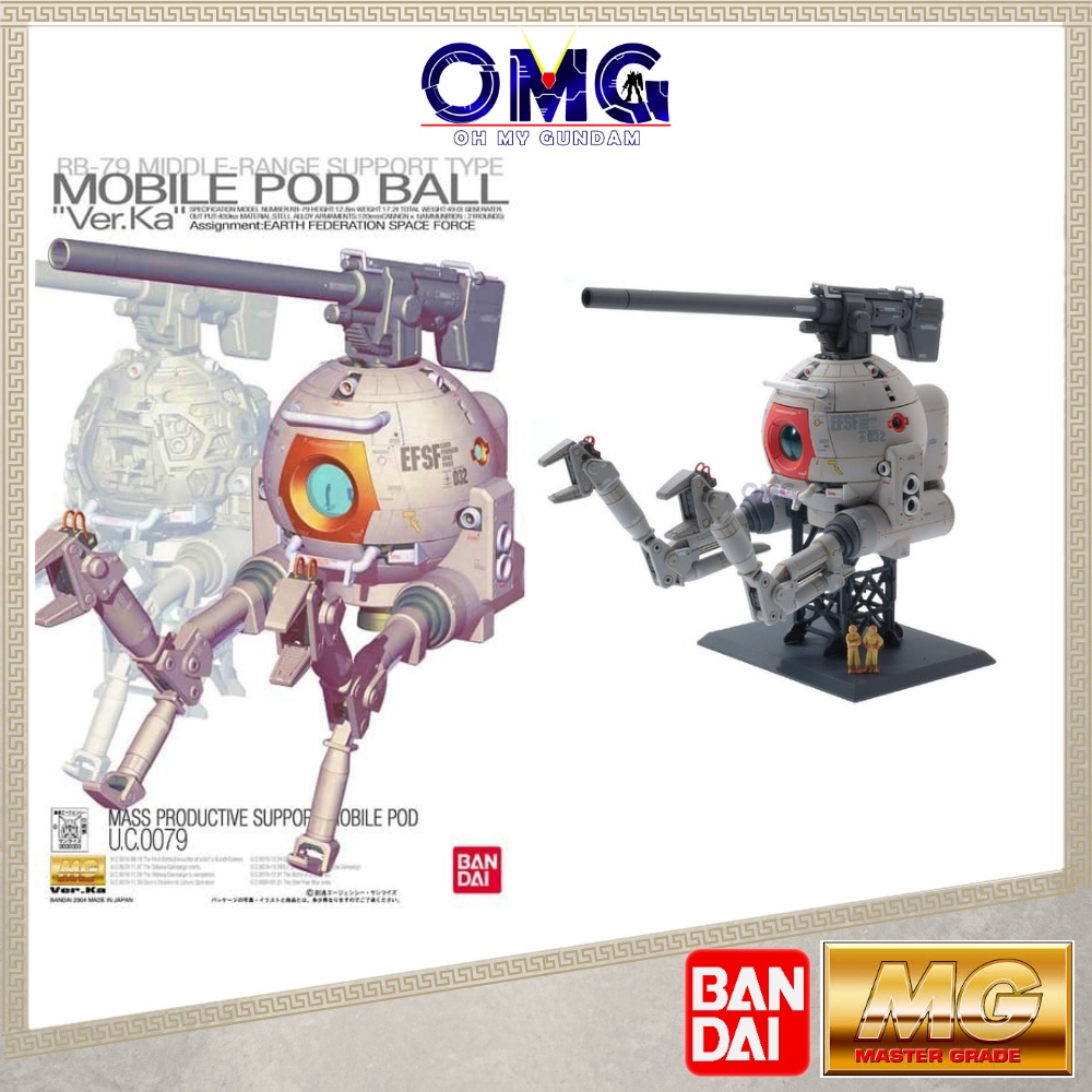 Bandai MG RB-79 Mobile Pod Ball Ver. Ka 63542 RB79 Ball Ver Ka Ball Vka ...