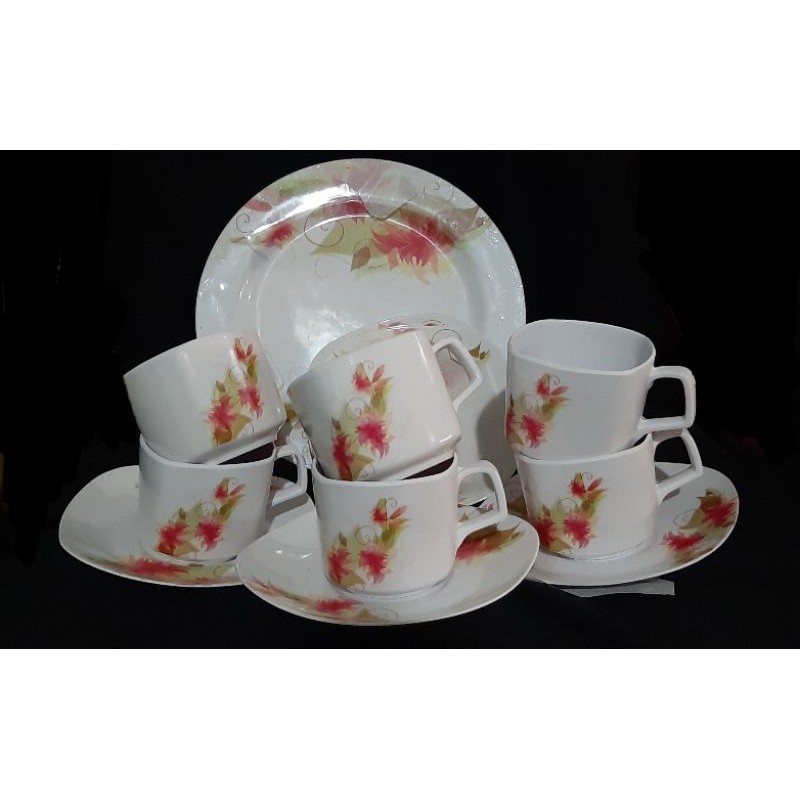 🌟READYSTOCK🌟 Set Pinggan Makan, Cawan Berpiring, Senduk Kecil Melamine ...