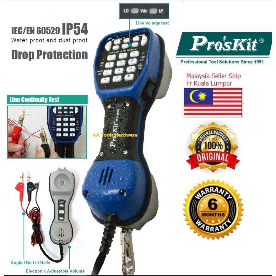Proskit MT-8100 Butt Set (NEW & ORI) | Shopee Malaysia