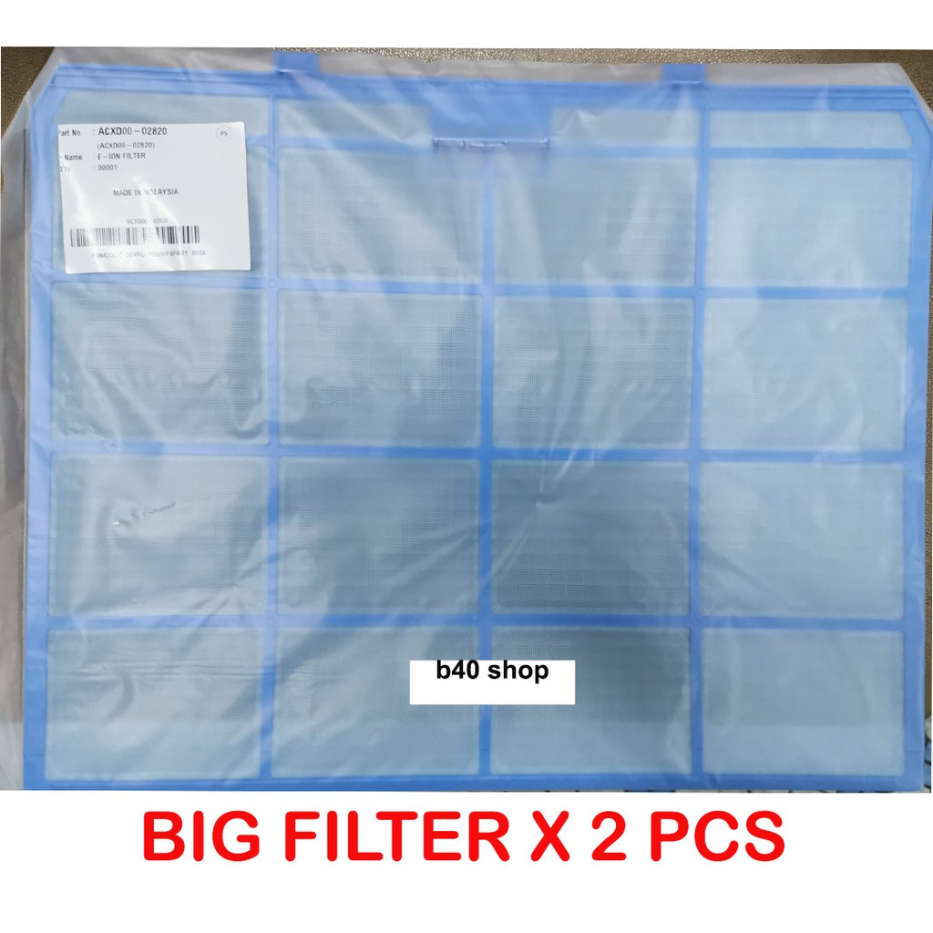 Original Panasonic Air conditioner air cond filter (2 units) | Shopee ...