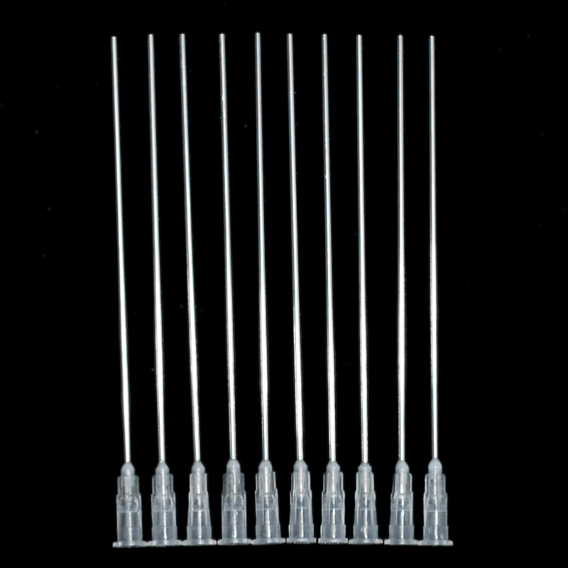 10pcs/Set 100MM White Stainless Steel Blunt Dispensing Needles Glue ...