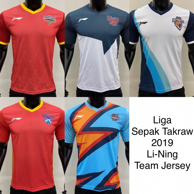 Liga Sepak Takraw 2019 STL Li-Ning Team Jersey 2019 | Shopee Malaysia