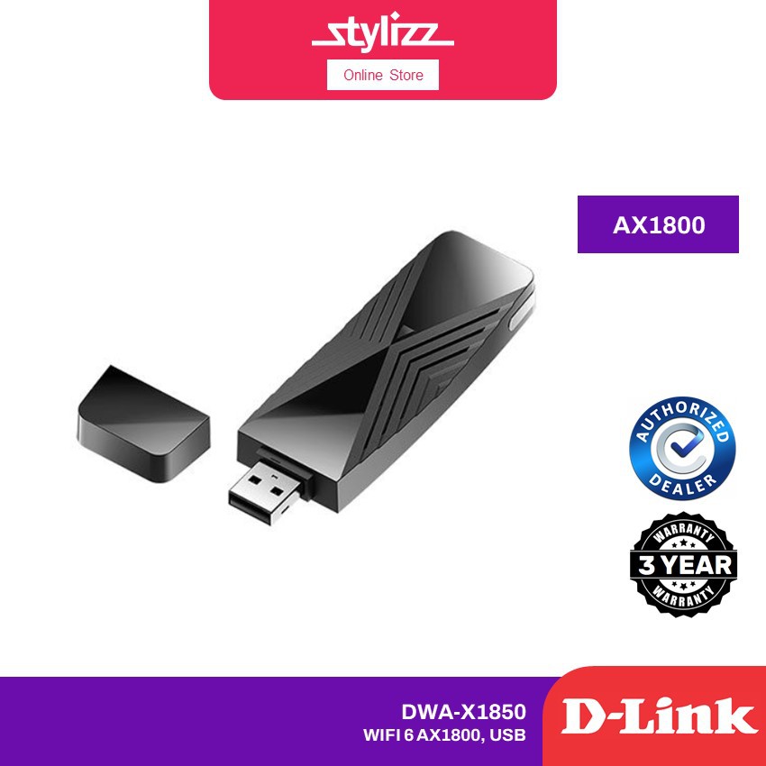 D-LINK DWA-X1850 MU-MIMO AX1800 WIFI 6 Dual Band USB 3.0 Wireless ...