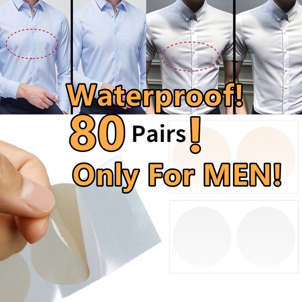 80 Pairs Nipple Tape For Men Waterproof Nipple Cover Disposable Men's ...