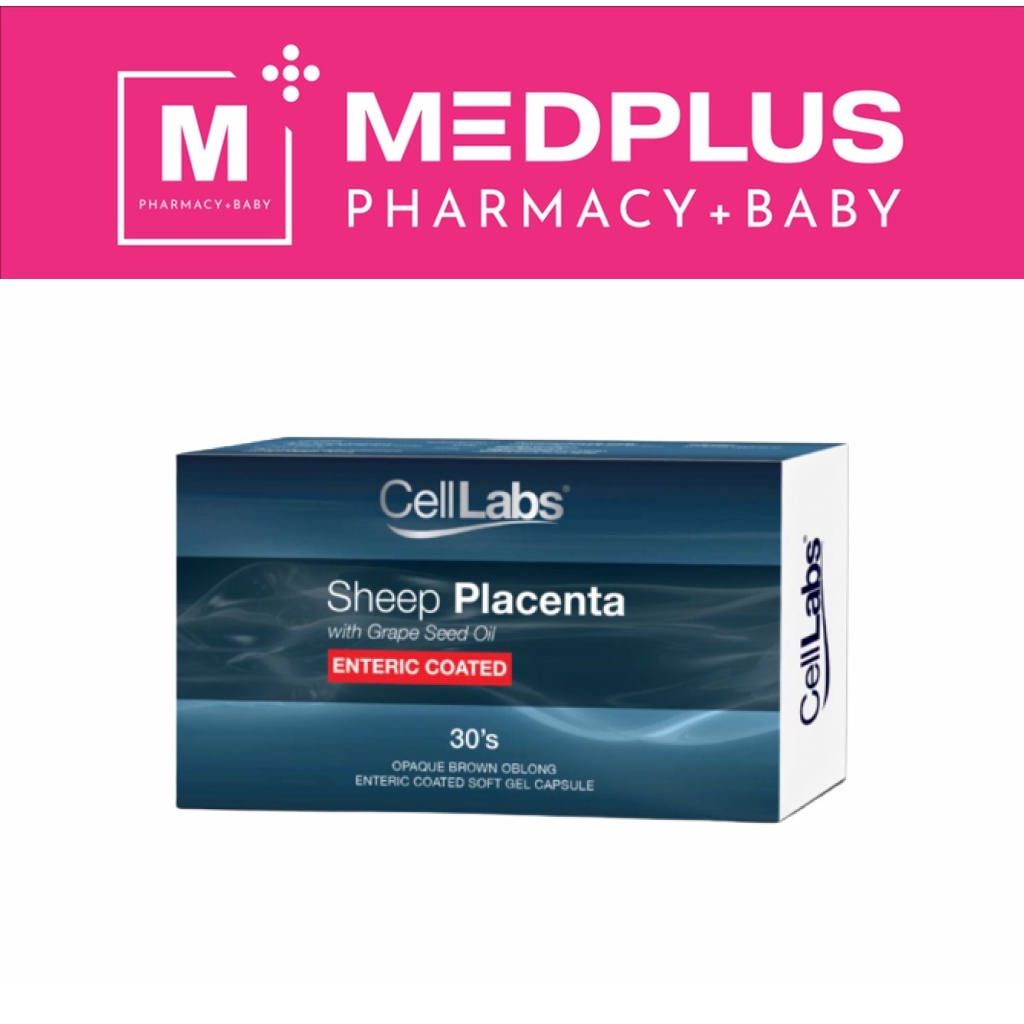 CellLabs Sheep Placenta with Grape Seed Oil Enteric Coated 30's ...