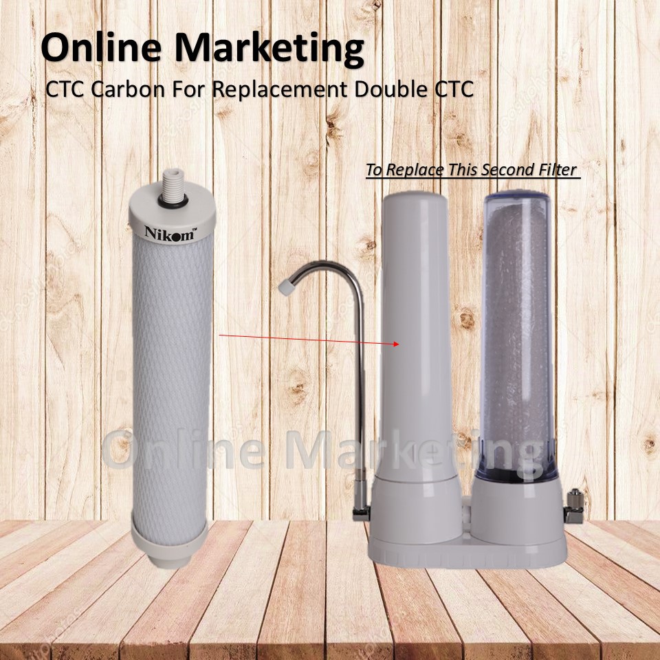 10" ( 5 MICRON ) CTC CARBON BLOCK WATER FILTER CATRIDGE ( HIGH GRADE ...