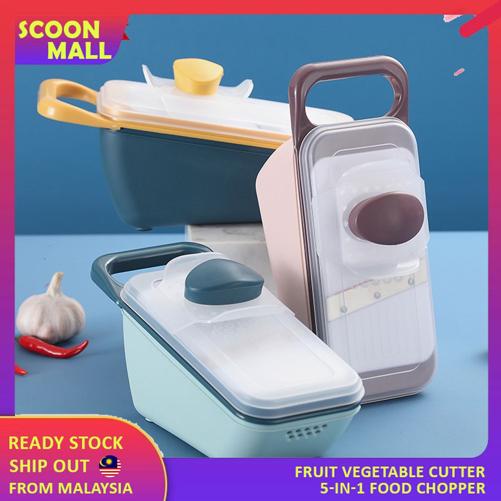 🔥READY STOCK🔥 Fruit Vegetable Cutter Onion Carrot Grater Slicer ...