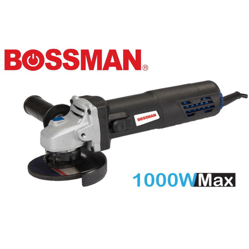 BOSSMAN Slim Body 4" Angle Grinder 1000W BSS-4896 / BSS4896 [WITH SIRIM ...