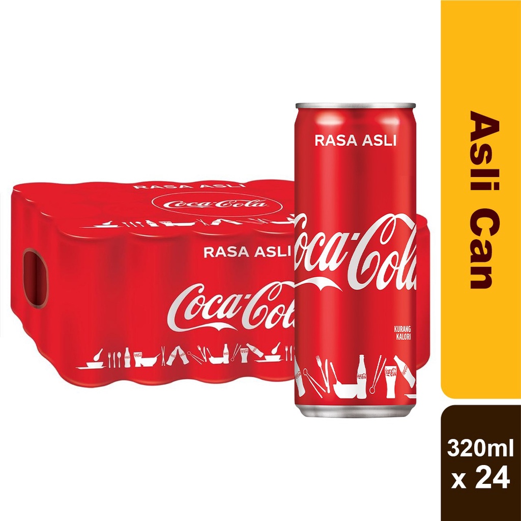 Coca-Cola Asli Can 320mlx24 | Shopee Malaysia