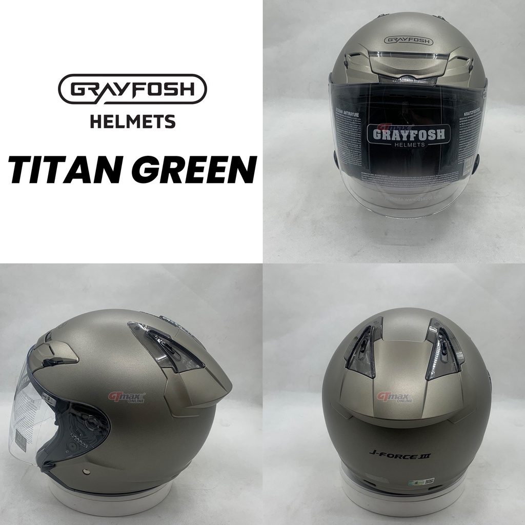 GRAYFOSH SHOEI JF3 VISOREX HELMET WITH CLEAR VISOR & BAG HELMET (XDOT ...