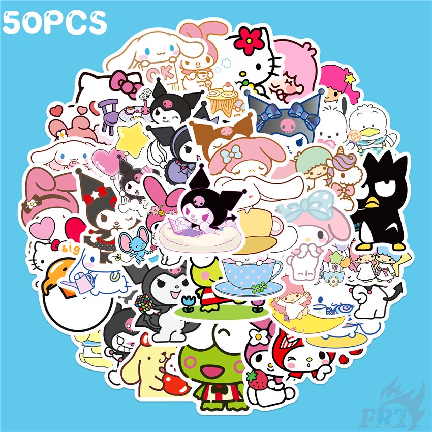 50Pcs/Set S-Cartoon Q Character Mixed Series 03 Stickers DIY Fashion ...