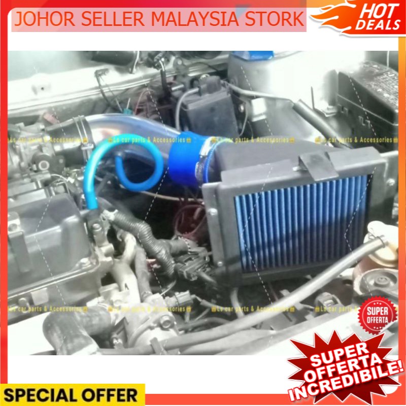 Air Box Intake + Filter Simota Super Power Flow Adapter Kit Civic EK EG ...