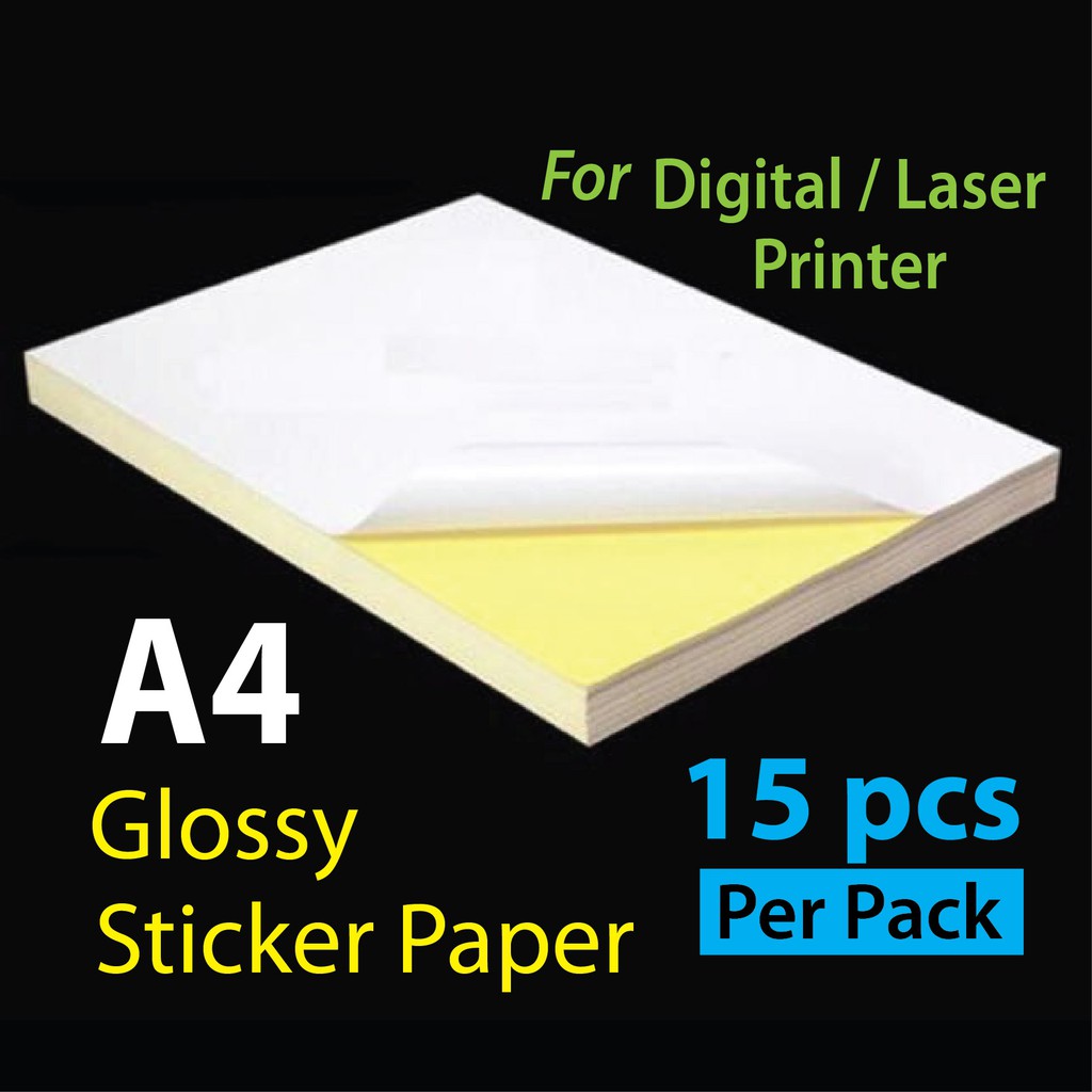 15-pcs-a4-glossy-sticker-paper-label-for-laser-digital-printer-office
