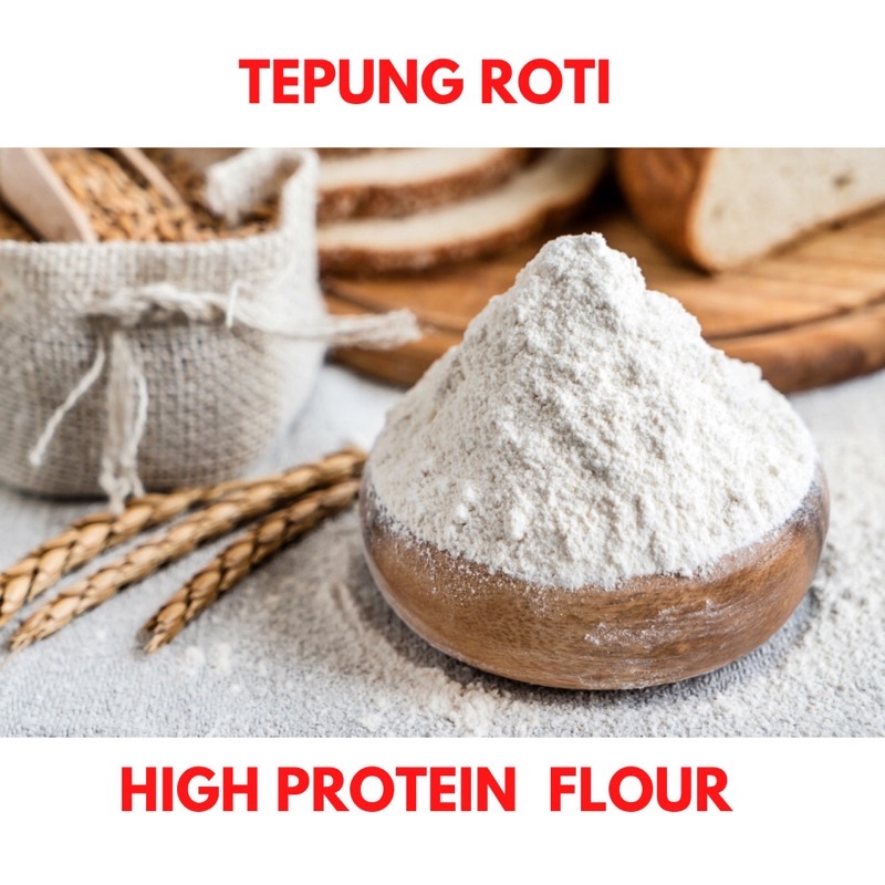 HIGH PROTEIN FLOUR 1KG / TEPUNG ROTI 1KG / BREAD FLOUR 1KG | Shopee ...