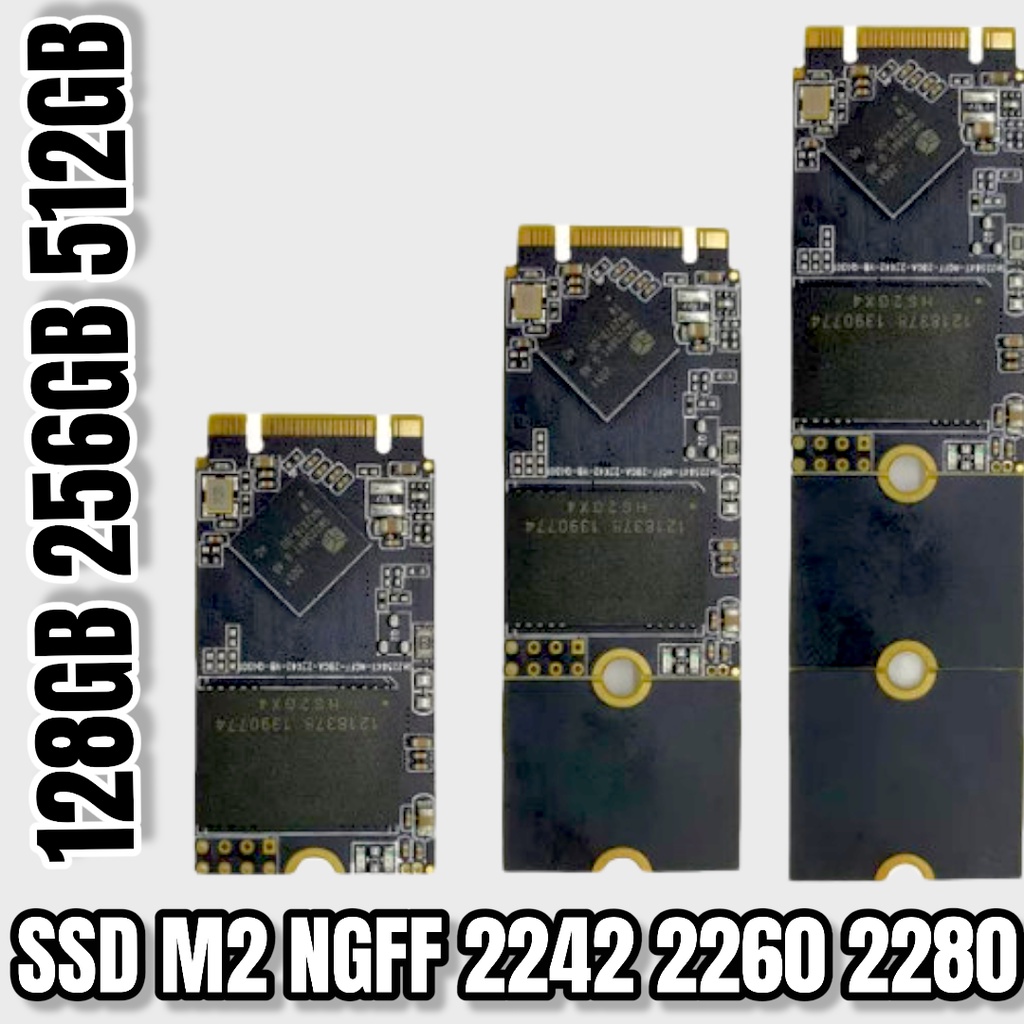 Ssd sata M.2 M2 ngff 2242 2260 2280 128 256 512 1Tb | Shopee Malaysia