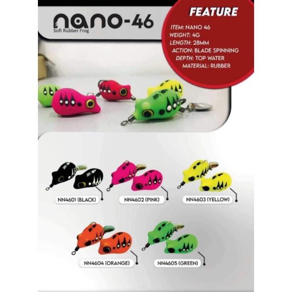 EXP soft frog Nano frog katak lure | Shopee Malaysia