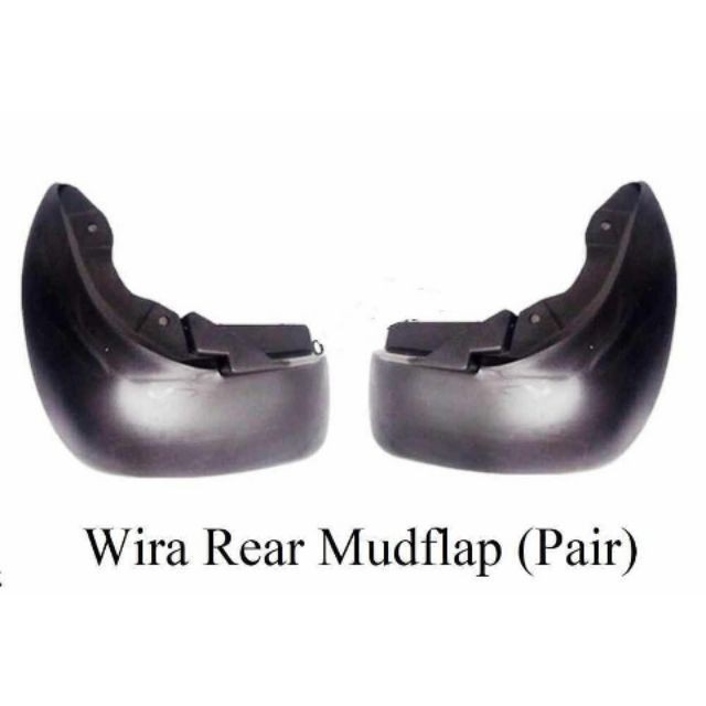Proton Wira Rear Mudflap 2'pcs perset | Shopee Malaysia