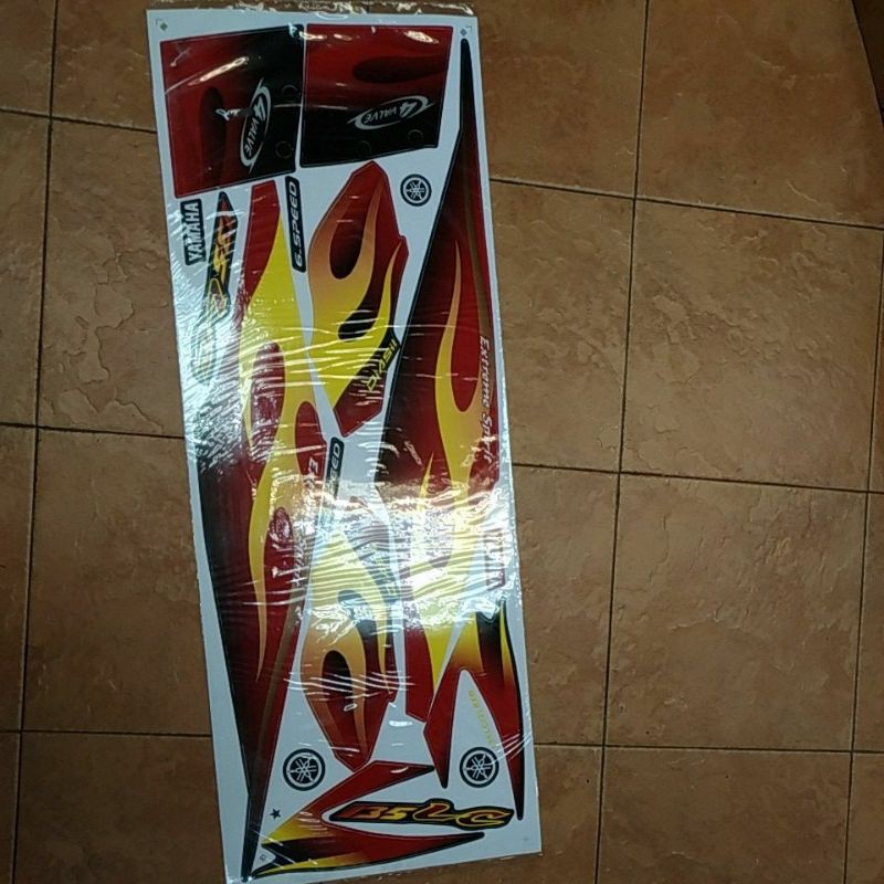 STICKER BODYSET LC135 FIRST MODEL (API-API) | Shopee Malaysia