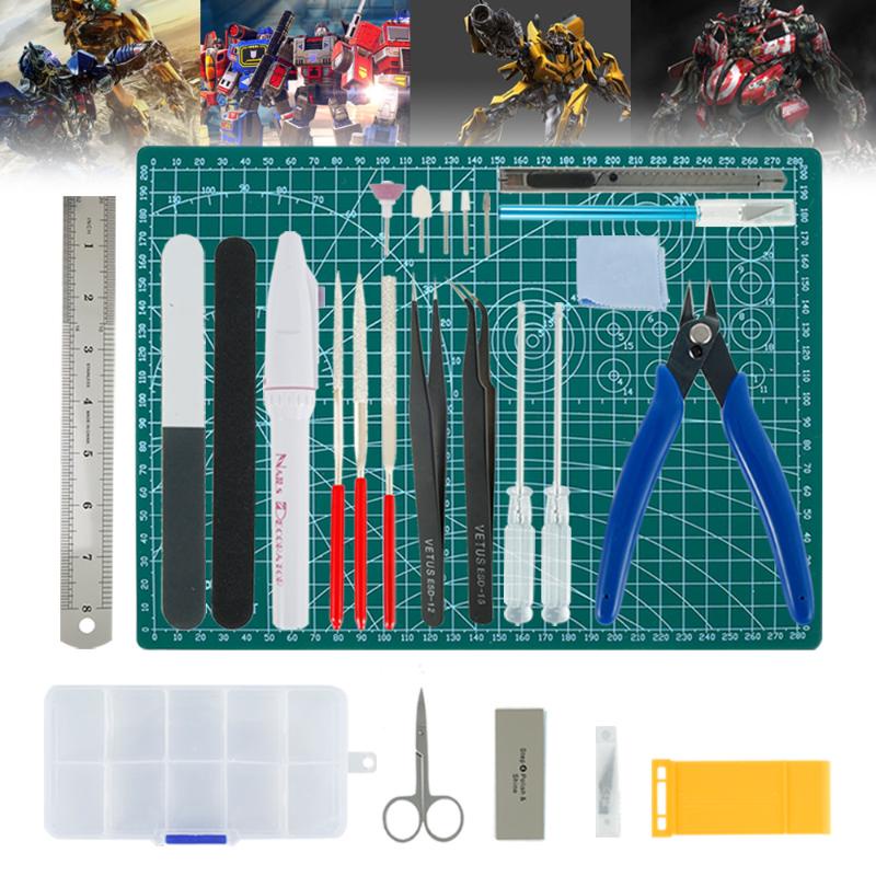 26Pcs Gundam Modeler Basic Tools Craft Set For Car Model Building Kit ...