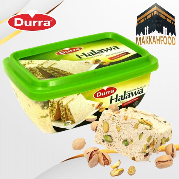 Halwa Pistachio Durra/Tahini Ground Sesame Spread. Halawa With Nuts ...