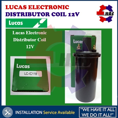 Lucas Brand Electronic Distributor Coil 12V | Shopee Malaysia