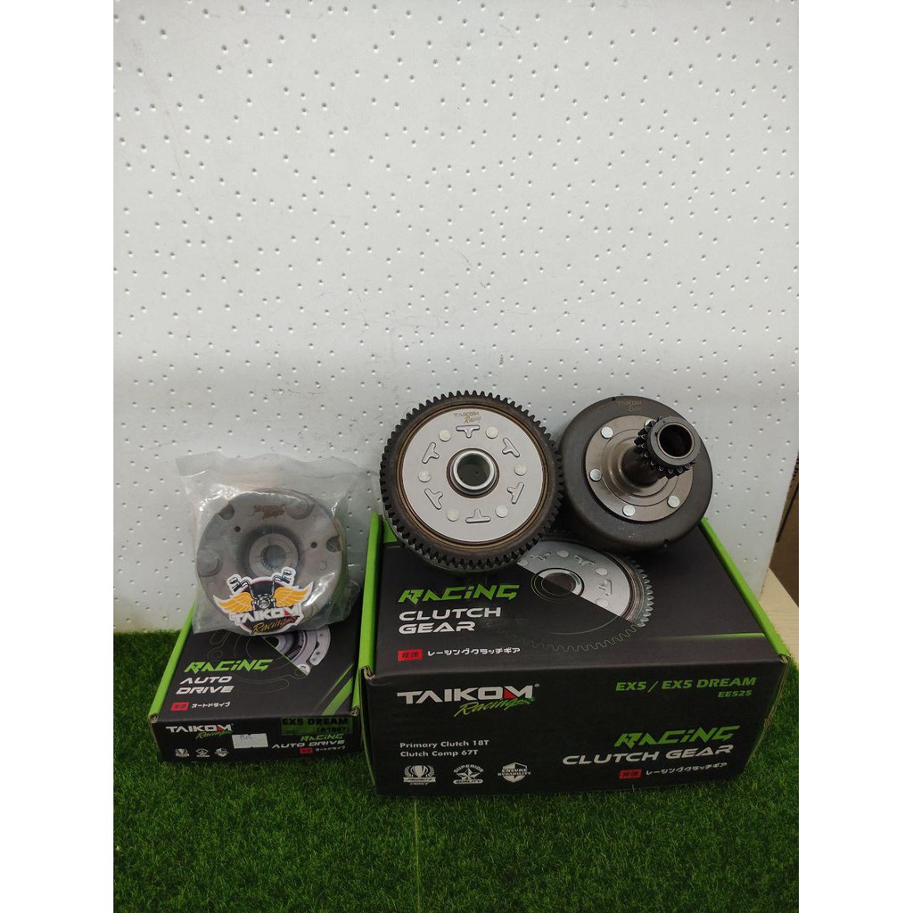 HONDA EX5 DREAM, WAVE 100, WAVE 100R TAIKOM RACING PRIMARY CLUTCH GEAR 18T/67T + AUTO DRIVE ...