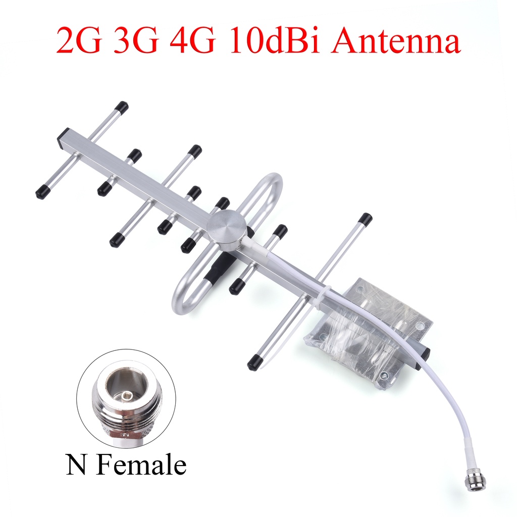 2G/3G/4G LTE 10dBi Antenna 698-2700MHz Outdoor Wireless Yagi Antenna N ...