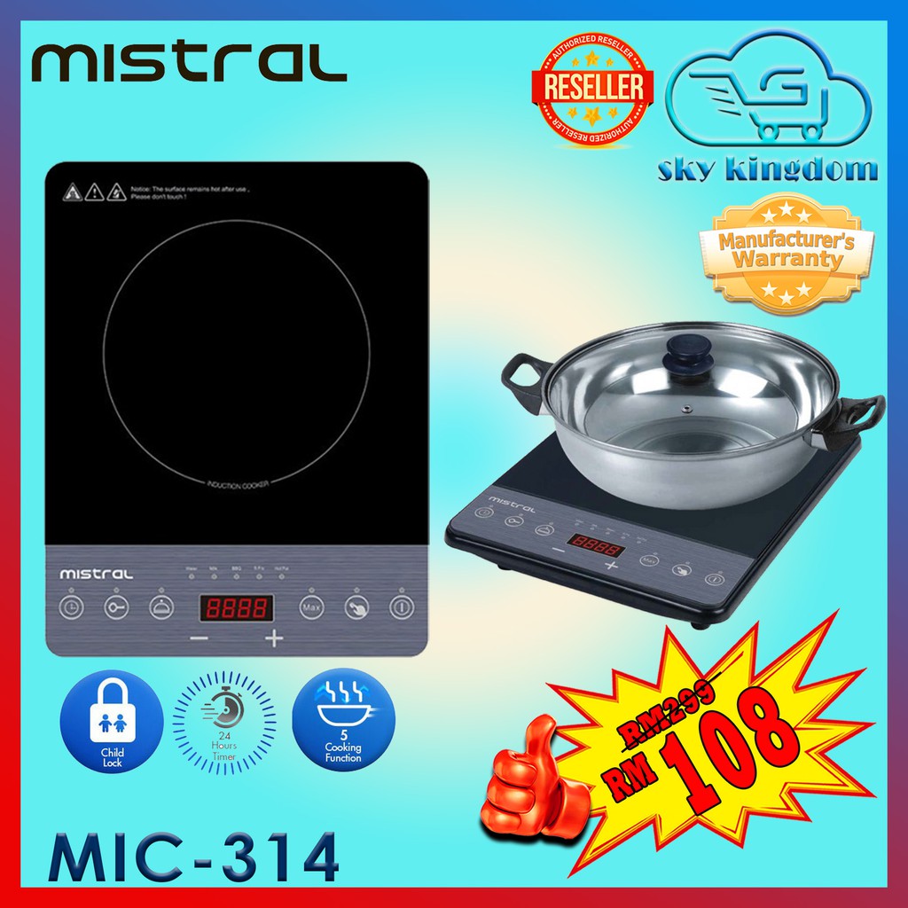 MISTRAL MIC314 INDUCTION COOKER | Shopee Malaysia