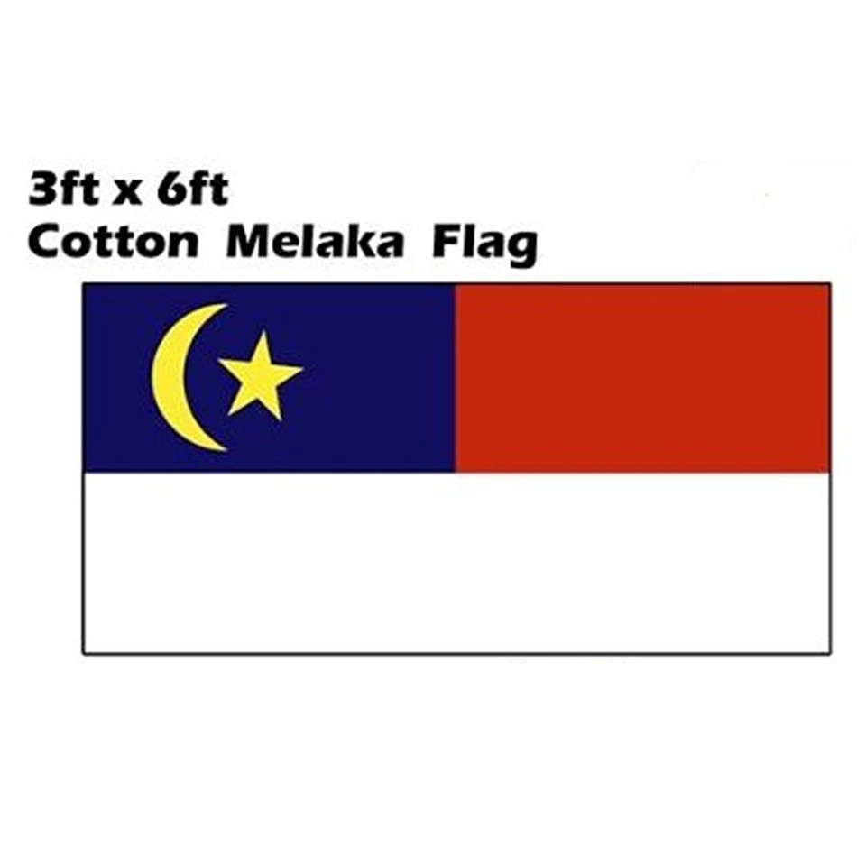 (ESA)3ft X 6ft Melaka Flag (POLYMESH) | Shopee Malaysia