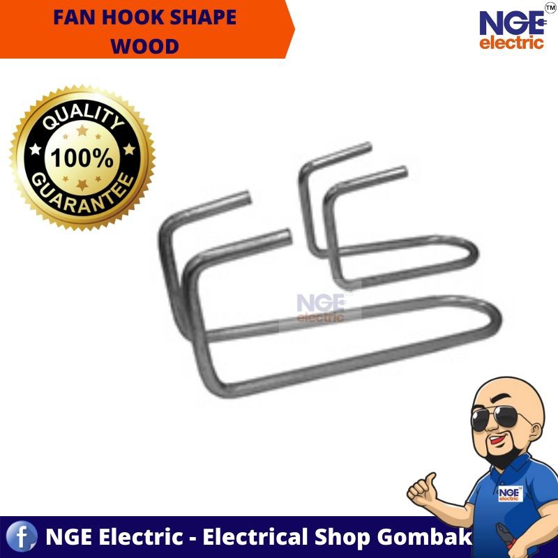 U SHAPE FAN HOOK/ FAN HOOK WITH HOOK/ CANGKUL KIPAS | Shopee Malaysia