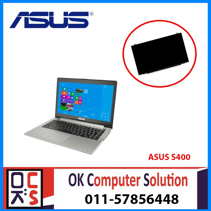 Original Replacement 14.0” HD LED Screen / Skrin Laptop ASUS S400 ...