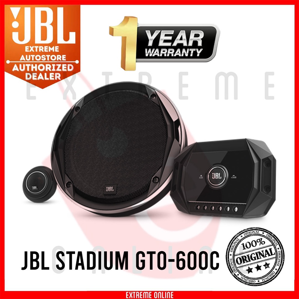 JBL Stadium GTO 600C 6.5 inch 2-way 100W/300W Component Speaker System ...