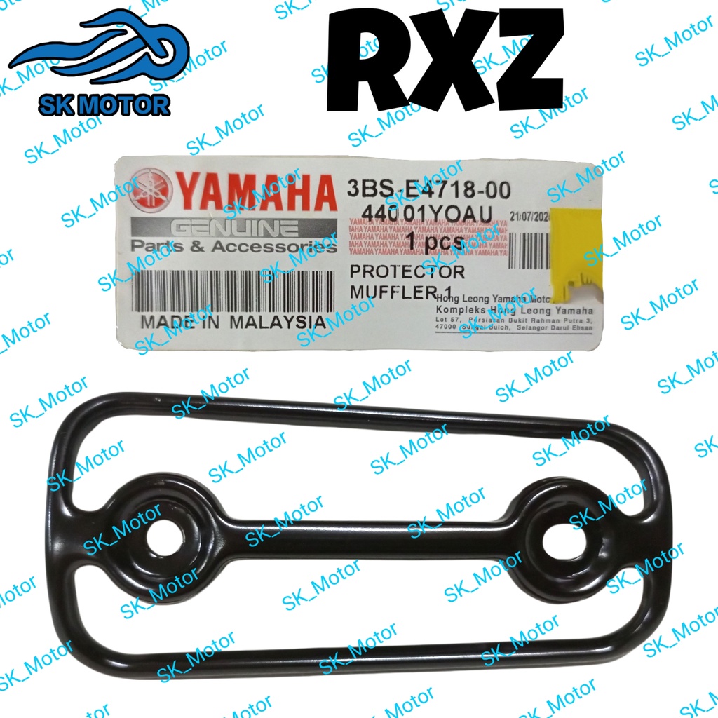 Yamaha RXZ Original Protector Muffler 1 / Kaver Exhaust Ekzos Cover 3BS ...